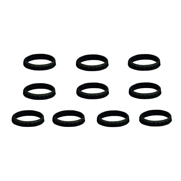 ●ネプロス駆動工具に採用されているゴムリングの交換用セットです。標準色の黒に加え、赤・青・黄のカラーバリエーションを用意しました。　