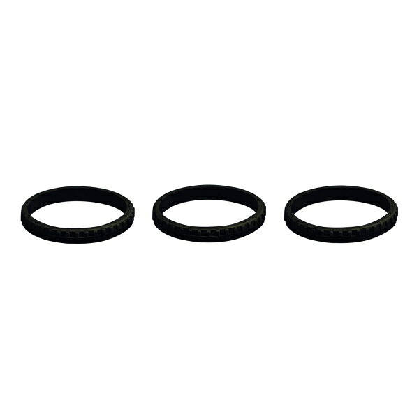 ●ネプロス駆動工具に採用されているゴムリングの交換用セットです。標準色の黒に加え、赤・青・黄のカラーバリエーションを用意しました。　
