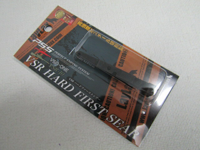 ライラクス製　VSR ハードファーストシアー [PSS]新品 ●高強度なスチール切削製! 東京マルイ製ボルトアクションエアーライフル VSRシリーズに対応したファーストシアーです。材質には高強度なスチールを使用しており、摩耗による誤動作など...