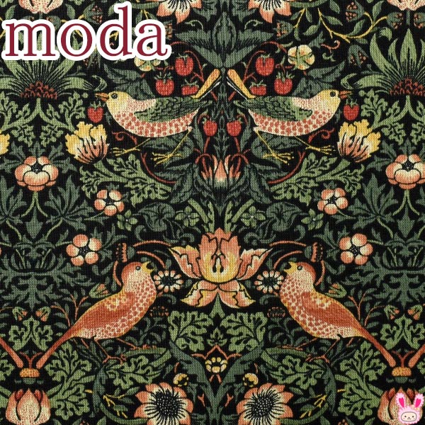 moda fabrics製品のモリスの生地。 ウィリアムがデザインしたアンティークで美しい生地を10cm単位でカット販売しています。 海外ブランドmodaによる、Best Of Morrisコレクション。 MODA(モダ)より、ベストオブモ...