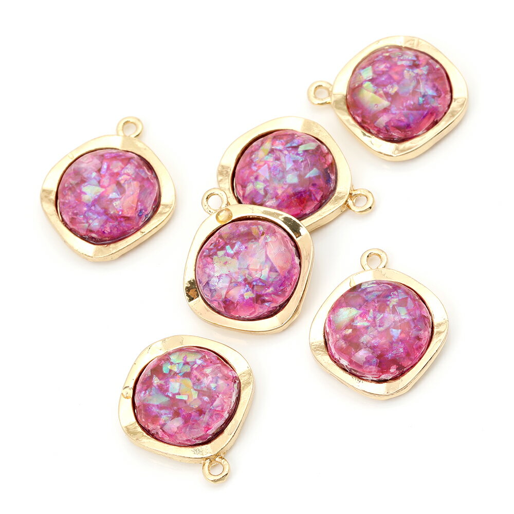 仕　様 サイズ：約16×19mm素材：樹脂製、真鍮　メッキ：ゴールドメッキ　重さ：約12g/袋 入　数 6個入り 注意事項 商品の一部には、生産過程上において、歪み・メッキムラ・色ムラ・サビ・多少の柄ずれなどある場合があります。ご返品とご交...