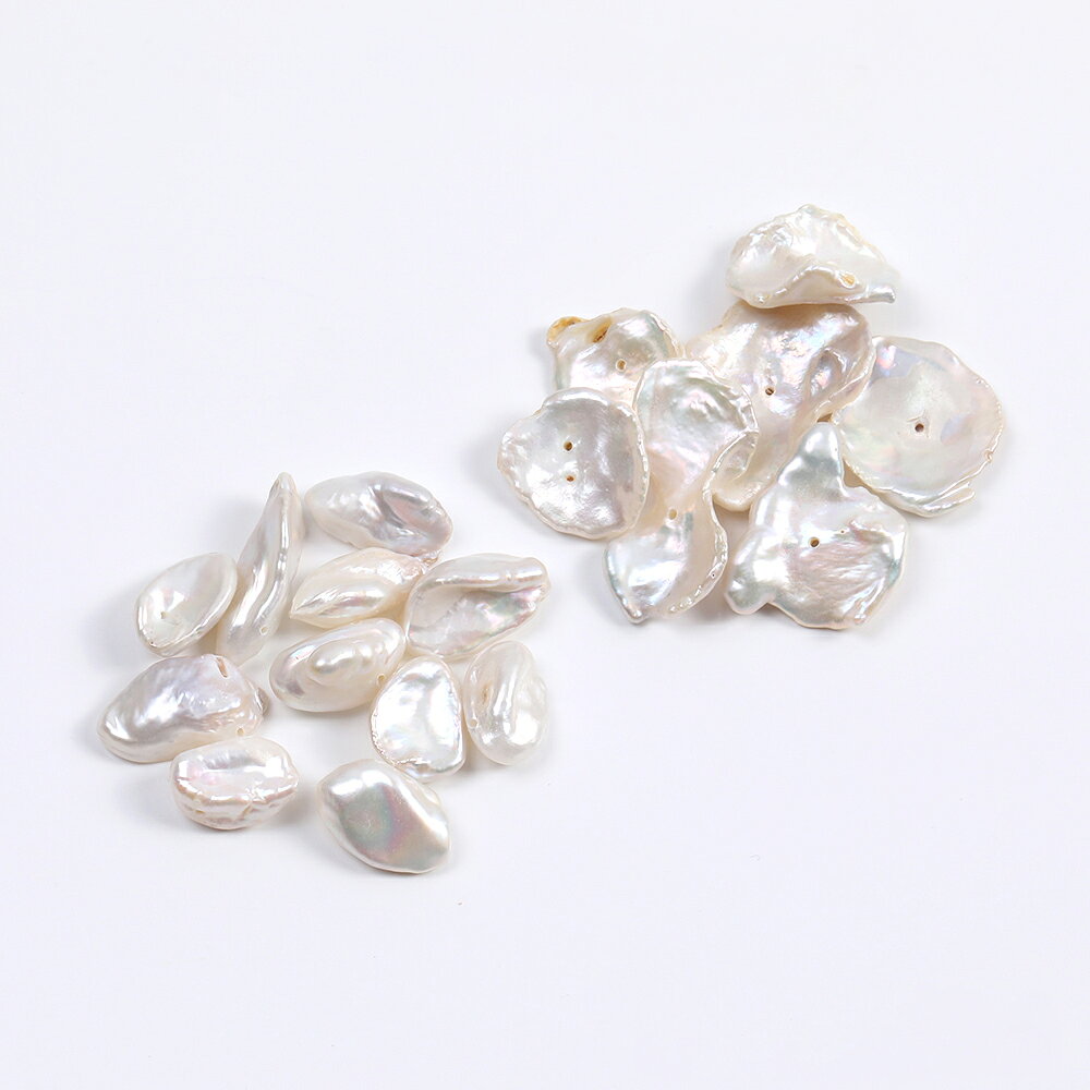 仕　様 サイズ【A】約8-12mm【B】約13-17mm材　質天然素材重さ【A】約1.2-1.8g/袋【B】約1.7-3.5g/袋 入　数 2ヶ 注意事項 商品の一部には、生産過程上において、歪み・メッキムラ・色ムラ・サビ・多少の柄ずれなど...