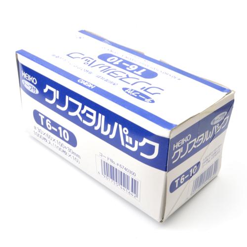 商品仕様 サイズ 幅：約60mm 高さ：約100mm テープ部分：約30mm 素材 OPP(二軸延伸ポリプロピレン) 生産国 JAPAN 商品説明 ワンタッチで封ができる、上部にテープが付いたタイプのクリスタルパック(OPP袋)です。　