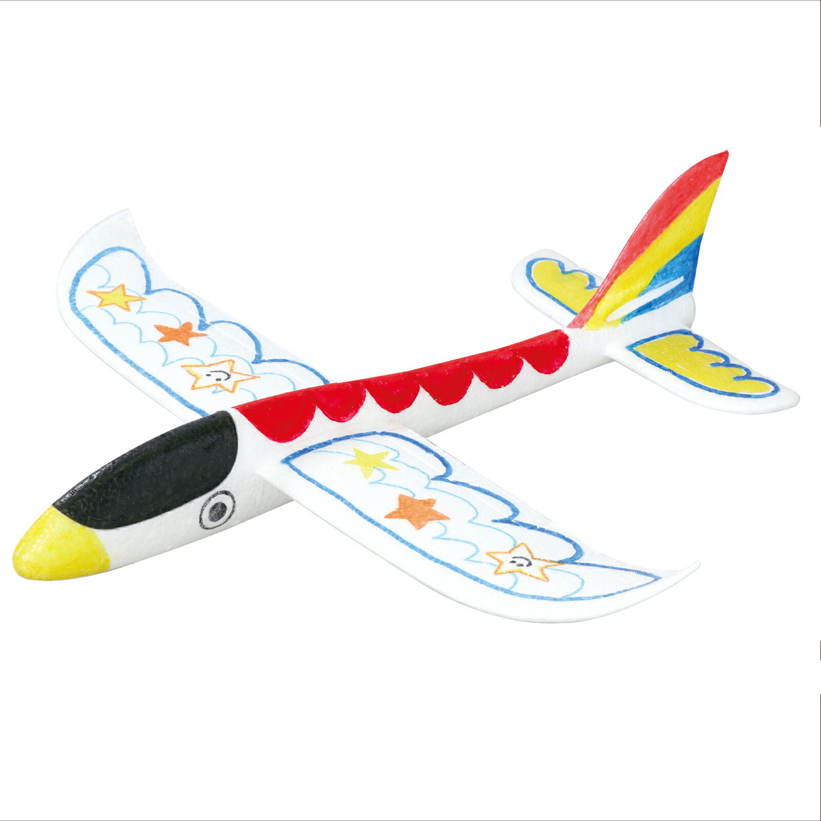 自由工作　飛行機　小学生　低学年　高学年　中学生　冬休み　ぶっ飛び!エアプレーン　アーテック　男の子　女の子　発泡スチロール よく飛ぶ！宙返りもできる！ 5