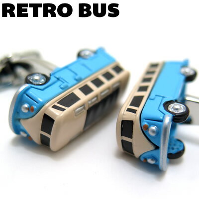 RETRO BUS 某自動車メーカーが販売しているバスタイプの車がモチーフになったカフス。 向きが左右対称になっているので着用時も同じ方向を向かせることが出来ます。 SIZE 約25×11mm 素材 真鍮 ※【カフス】【カフリンクス】【カフ...
