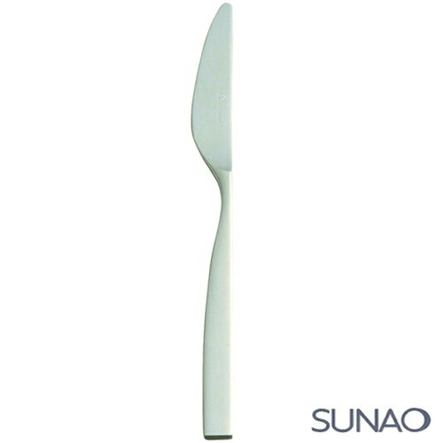 　ディナー用のナイフです。SUNAOのカトラリーは最高級ステンレスを使い、金属臭が少なくお料理の味を損ないません。つや消しの仕上げは、キズがつきにくくお手入れも簡単です。シンプルなデザインなのでいろいろな食器にコーディネイトできます。 ＜商...