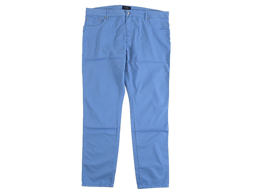 HACKETT LONDON ハケット ロンドン PREMIUM BESPOKE JEANS TRINITY 5 POCKET 製品染め加工 コットン ストレッチパンツ HM211376 定1.9万 サマーブルー 42L▲015▼30621...