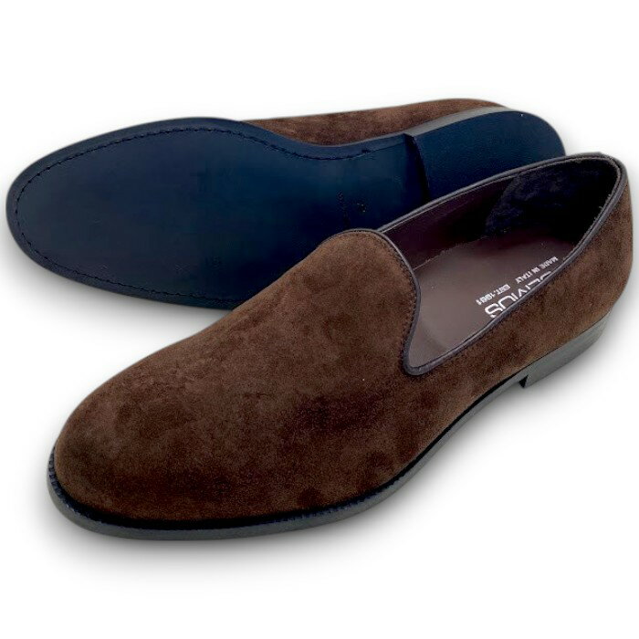 【新古品・未使用品】BOEMOS ボエモス イタリア製 本革 スウェードレザー ローファー スリッポン レザーシューズ 革靴 定価2.6万 I8-4825 ブラウン 44▲045▼50708m01【新古品・未使用品】BOEMOS ボエモス ...