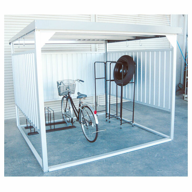 ●自転車置き場だけでなく物干しや休憩所、作業場、農機具置場などとして使えます。 ●アンカー固定しなくても使用できます。 ● ガルバリウムなので錆びに強いです。 ☆その他のサイズはコチラからご確認ください。 仕様 商品名 多目的万能物置 DM...