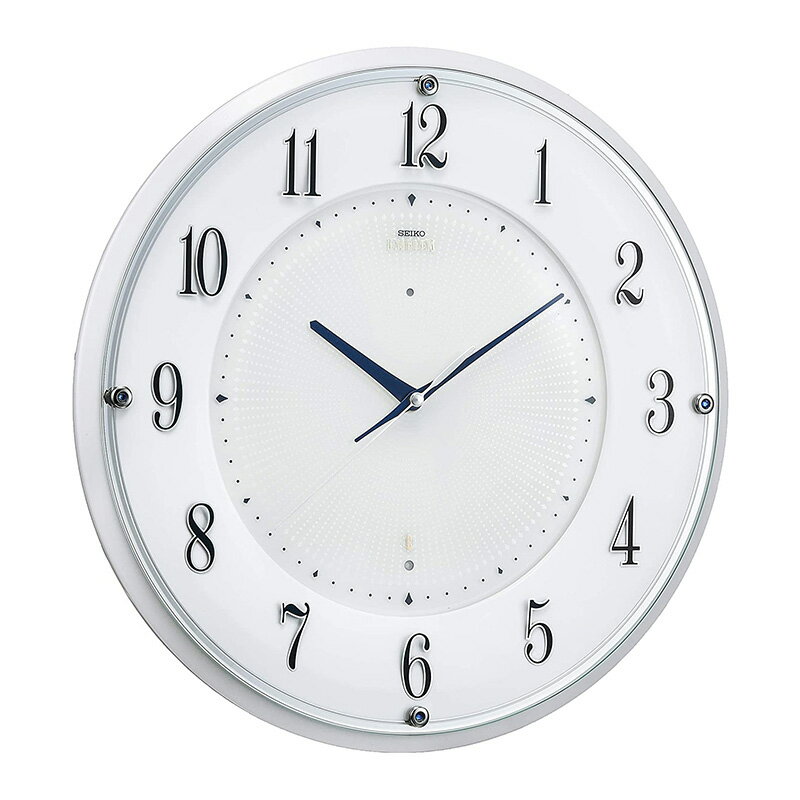 【ブランド】SEIKO EMBLEM(セイコー エムブレム) 【型番】HS543W 【枠材】木枠(MDF 白塗装 光沢仕上げ) 【前面】カットガラス 【サイズ】直径320×44mm 1.7kg 【電池】リチウムボタン電池SB-T53(CR2...