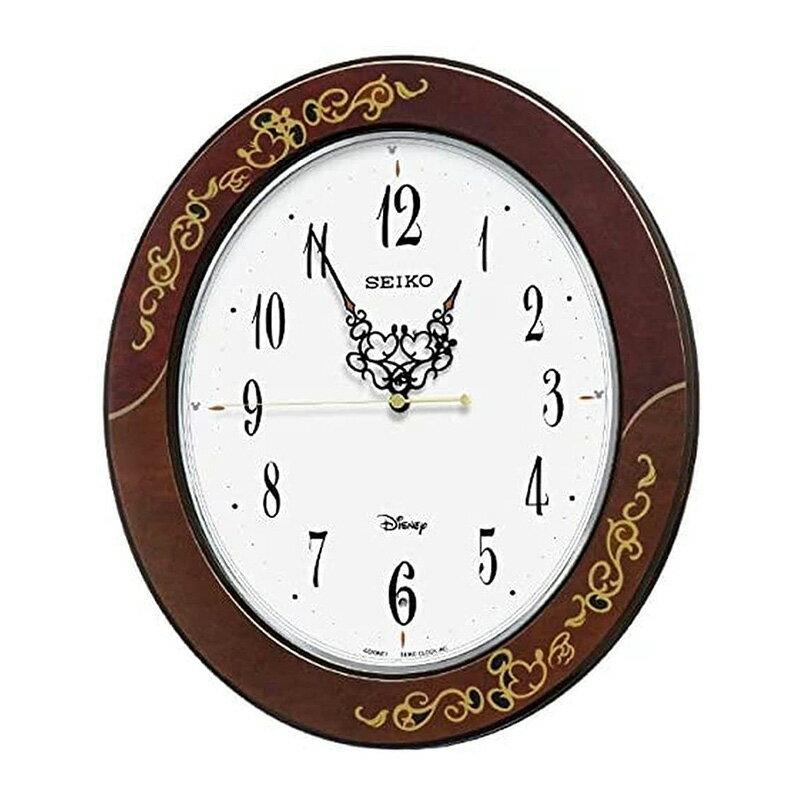 【ブランド】セイコークロック(Seiko Clock) 【型番】FS510B 【材質】木枠(MDF・茶唐草柄模様光沢仕上げ) 【前面】ガラス 【カラー】茶唐草柄 光沢 【サイズ】370×320×62mm 商品【重さ】1.7kg 【電池】単3...