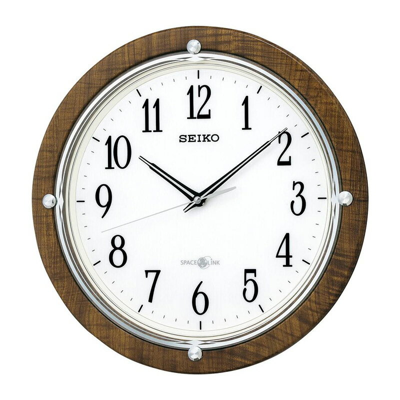 【ブランド】セイコークロック(Seiko Clock) 【型番】GP212B 【材質】ププラスチック枠(茶木目模様 光沢仕上げ) 【前面】ガラス 【カラー】茶 木目 【サイズ】直径330×46mm 商品【重さ】1.0kg 【電池】単3(アル...