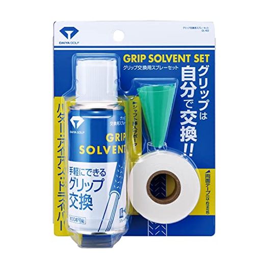 ・内容量:180ML、両面テープ10MM(約16本文)、シャフト挿入サポーター ・原産国:日本 ・型番:CL-402 長さ:5M巻(約8本分) 自分で替えるグリップ交換。