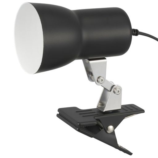 【特長】◆電球はお好みの光源色でご使用できます◆口金E17、白熱電球40W以下、LED電球8W以下の電球に対応 ◆中間スイッチ付き◆光の向きが自由に変えられます◆強力クリップで簡単に固定できます◆本体カラーはブラック 【仕様】◆スイッチ:中...