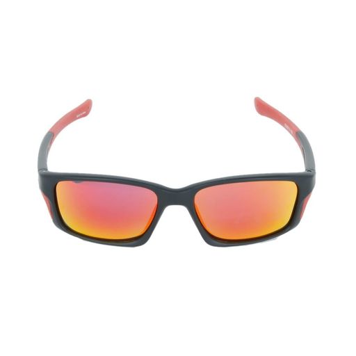 フレームカラー:ブラックマット/ブラックマット・レッド レンズカラー:スモーク・オレンジミラー(トリアセ偏光) 仕様:UVCUT、偏光レンズ