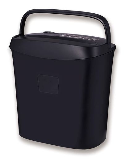 最大8枚細断できるコンパクトシュレッダー 大容量ダストボックス14L。A4コピー紙を最大150枚まで収納可。 ハンドル付きだからカンタンゴミ捨て。 クロスカット4x38mmサイズ。連続細断2分。ステープラ10-11号針迄可。 外形寸法320...