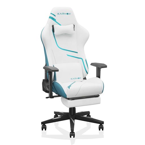 【ゲーミングチェアに最適な高品質ファブリック素材を採用した人間工学設計のゲーミングチェア】:KARNOXゲーミングチェアは、高品質のゲーミングチェアファブリック素材を使用し、厚い背部サポートと3D立体ハイバウンドクッションを採用しています。...