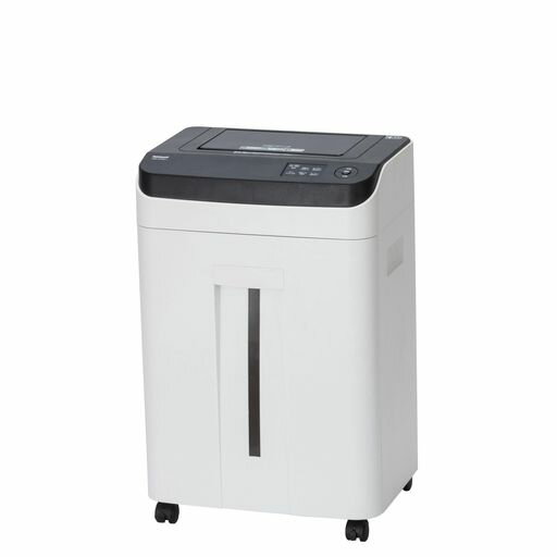 紙を置くだけで自動細断。面倒な小分けが不要。 細かく刻めるマイクロカット仕様。 最大自動細断枚数100枚 最大手差し細断枚数9枚 耳障りなモーター音を抑えた静音仕様。