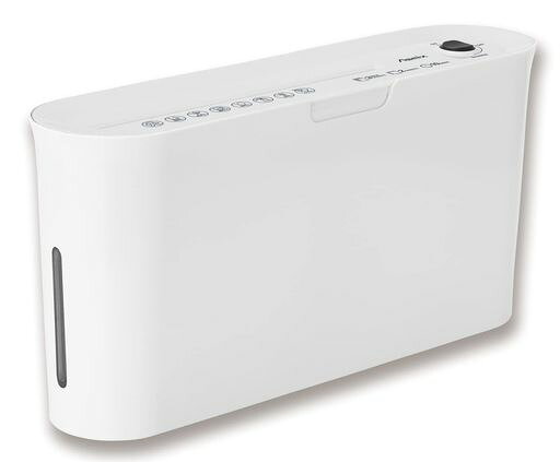 コンパクト設計の卓上シュレッダー 細断サイズは2x10mm。セキュリティ性の高いマイクロカットシュレッダ ゴミ屑の廃棄はカッターユニットの持ち上げ式ですが、カッターユニットがきちんとダストボックスにはいっていなければ作動しない安心設計 卓上...