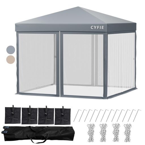 ✅【製品仕様】➤展開サイズ:3m*3m*2.45/2.55/2.65m➤梱包サイズ:127.5*22.5*23(cm)➤高さ:245/255/265cm➤材質:シート:210Dポリエステル➤フレーム:スチール➤梱包重さ:約18.9kg。➤附...