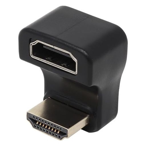 HDMIコネクタを上方向に180度反転させるアダプタです。 最大解像度: 4K/60Hz (2160p) イーサネット対応ハイスピードHDMIケーブル対応、フルHD 3D (1080px2画面)対応、ARC対応、HEC対応 HDMI オス ...