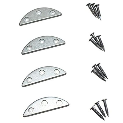 サイズ:48x13mm(厚み:3mm)、製造:日本製、セット内容:プロテクター:4個・クギ:12本、今も昔も人気の靴修理材!かかとの修理・補強ができます。簡単取り付け。ダイキャスト製のかかと補強修理用品です。 靴・革靴・ビジネスシューズのソ...