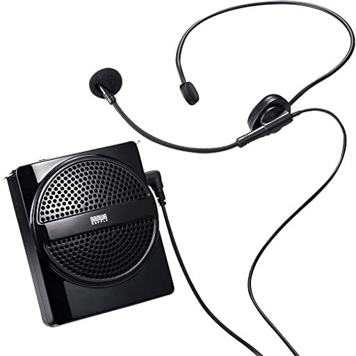 【実用最大出力】:10W 【周波数特性】:80Hz~12KHz 【入力信号】:ヘッドマイク(-44dB ~ -47dB ) 【電源】:内蔵リチウムイオン電池(3.7V 2000mA) 【充電方法】:ACアダプタ DC5V/600mA 【充電...