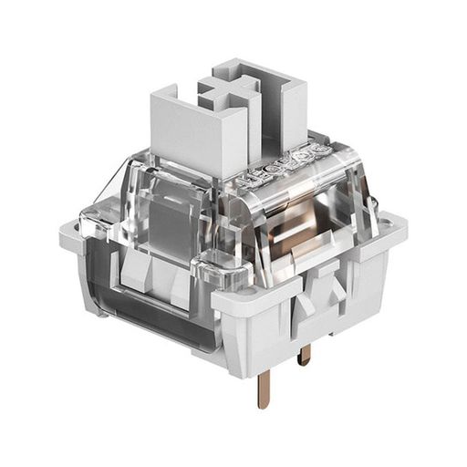 【LEOBOGGraywoodV3リニアスイッチ】グレーの濃淡でデザインされています。グレーを基調にデザインされたLEOBOGAshwoodV3スイッチは、速いレスポンスとスムーズなタイピングを実現するために設計されています。クリアなPCハ...