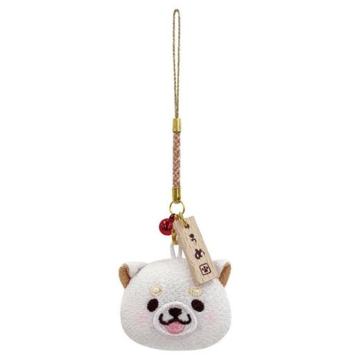 「忠犬もちしば」の可愛いちりめんストラップが登場! 鈴と名前プレート付き! カバンやポーチなどにはもちろん、プレゼントなどにもおすすめです。