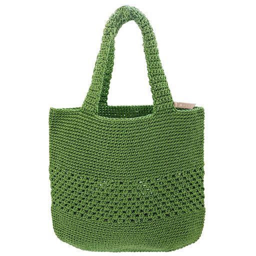 サイズ(約)縦:35cm横:35cm持ち手:40cmマチ:15cm※手編みのため仕上がりサイズに違いが生じる場合があります。 重量:270g 耐荷重:約2kg 洗濯可(ネット使用) ポリプロピレンの糸を用いて、かぎ針編みで編んでいます。細編...
