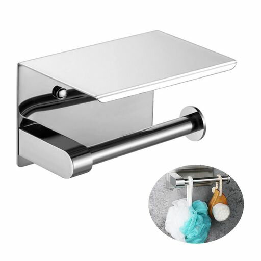 【シングルタイプ】コンバクトサイズで設置しやすく、すっきりとしたトイレ空間に! 【高品質】SUS304を使用しているので、軽量性、耐久性に優れ、錆び(サビ)づらい素材です。撥水性も高いのでお掃除もらくちんです。またカット部分があるので切りや...