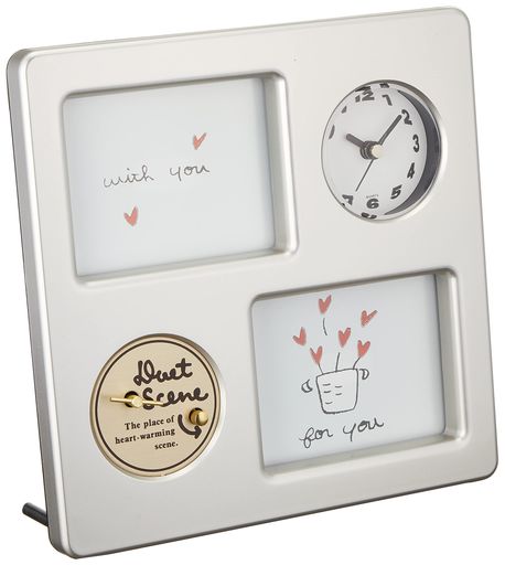 サイズ:21.5x21.5x6cm 本体重量:0.48kg 材質:ABS樹脂・ガラス・アクリル 原産国:日本 写真サイズ:116x83mm 付属品:単三電池1本