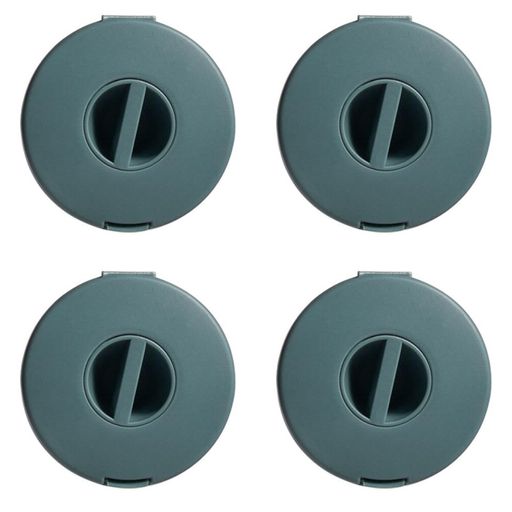 ダイアセット内容:収納ケース4個セット、カラー:青。材質:PP。 ダイアサイズ:直径約6.3cm、高さ約1.7cm。 ダイア持ち運びに便利:サイズが小さいので、占有スペースも小さく、持ち運びに便利で、スーツケースやリュック、さらにはポケット...