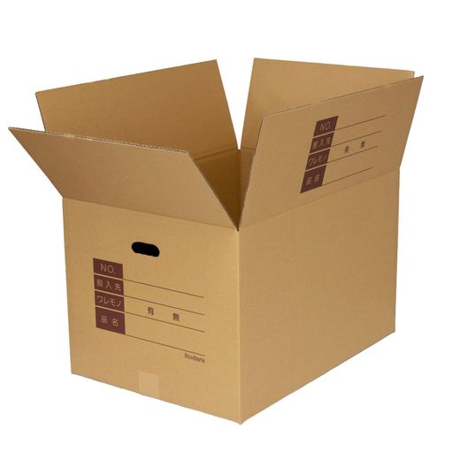 組立寸法:53x38x高さ33cm/三辺合計:124cm(宅配140サイズ相当) 内寸:52.2x37.2x高さ31.4cm 材質:Cフルート4mm厚(強化中芯120g)/記入欄手穴付 重量:約646g 生産国:日本(製造および保管) セッ...