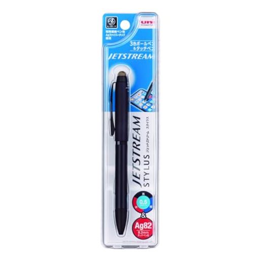 型番:SXE3T24005P24 回転繰り出し式/油性ボールペン ボール径:0.5mmインク色:黒、赤、青 重量:17.5g サイズ:軸径直径11mmx厚さ15mmx全長136.3mm