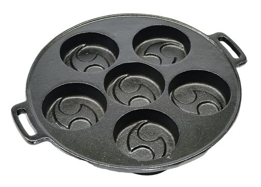 ケーキ 外寸:φ240mm 製品重量:1.765kg 材質:鉄 レストラン向け業務用商品 1個の大きさ:約φ70xH19