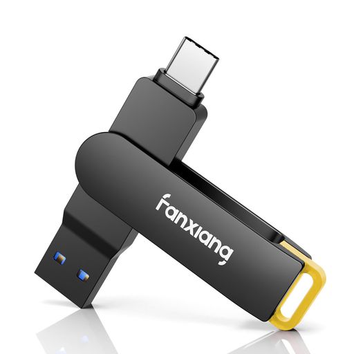 【デュアルコネクタ設計・幅広いデバイスに対応】FanxiangF375Cは、USB3.2Gen1Type-AとType-Cの両コネクタを搭載し、ノートパソコン、デスクトップ、スマートテレビ、セットトップボックスだけでなく、Type-C対応の...