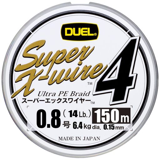 シルバー サイズ:14Lbs. 素材:PE/全長:150m/0.8号/6.4kg パッケージ重量:0.01kg