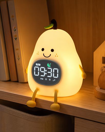 独立睡眠トレーニングライト – この睡眠トレーニング時計は、アラーム音とは独立して動作する別々のライトトレーニングボタンを搭載しています。フラッシュする太陽アイコン付きの緑のライトは「起きる時間」を優しく表示し、フラッシュする月アイコン付き...