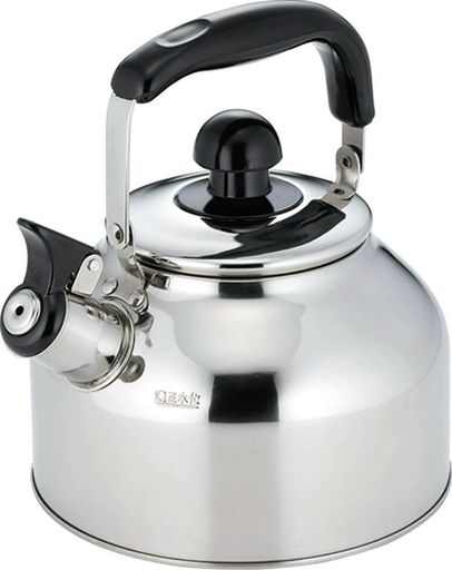 商品サイズ:228x195x228mm重量:625g満水容量:2.7L/適正容量:1.8L 素材:側面/ステンレス鋼、底面/ステンレス鋼(底の厚さ:0.5mm)、フタ/ステンレス鋼、取手・つまみ・笛部/フェノール樹脂 カラー:シルバー原産国...