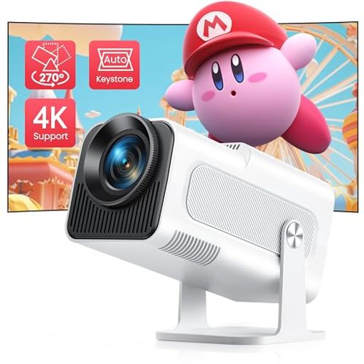 🎀【真1080P&amp;4K対応·600ANSI高輝度】プロジェクター小型TR27には、真の1080P超鮮明解像度。市場に出回っている1080Pと表示されているプロジェクターは実際には1080Pではなく、ほとんどが720P...