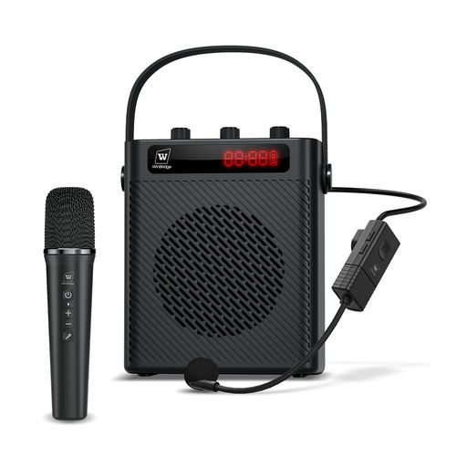 ポータブル拡声器:この40Wの拡声器は、高性能と低ノイズのために設計されています。フィードバックの煩わしいことなく、クリアで大きなサウンドを提供します。このS95のマイクとスピーカーは教室、インストラクター、ガイド、小さなパーティー、会議な...