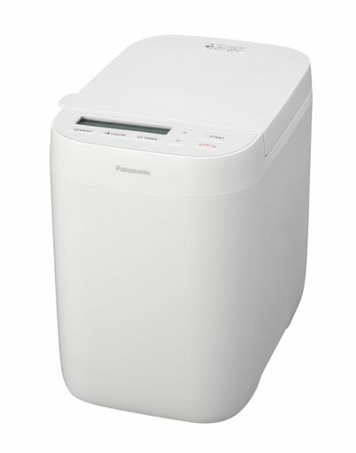 コンパクトサイズのベーカリー 独自のプログラムで年中ふっくらパンが作れる コンパクトボディでも多彩なメニュー搭載 色:ホワイト 小さく置ける。おいしく焼ける。