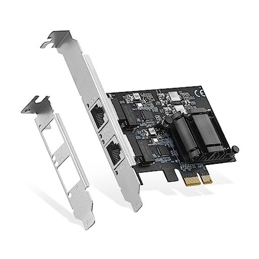 【デュアルポート2.5Gbps】ネットワークカードにはRealtek RTL8125Bチップ搭載の2ポート2.5ギガビット、1Gbps/100M/10Mオートネゴシエーションに対応し、最大100m(328フィート)の距離で標準Cat5e以上...