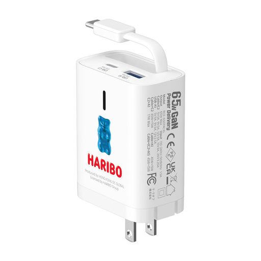 [65W急速充電/GaN技術]GaN技術を採用し、PowerDelivery(PD3.0)およびQuickCharge(QC4+・4.0)に対応。内蔵ケーブルで最大65Wを供給可能 [内蔵リトラクタブルケーブル&amp;同時充電]本体内蔵の...