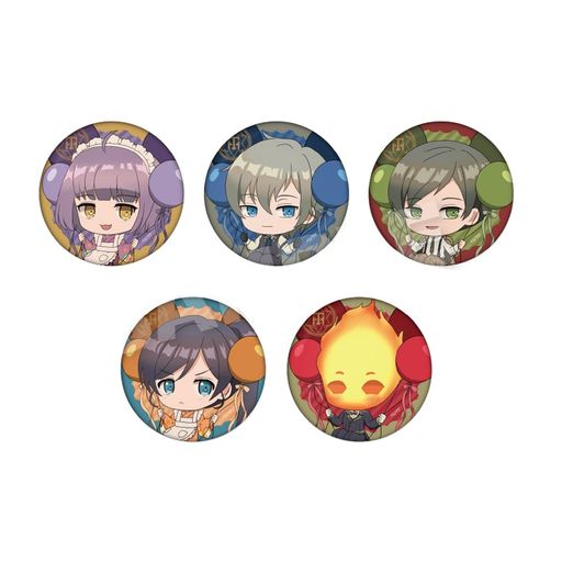 (C)SEEC/誰ソ彼ホテル製作委員会 1BOX5個入り(全5種) サイズ:約Φ57mm 素材:紙、ブリキ