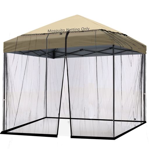 1🦟防虫ネットの上部は引きひもデザインで蚊帳、直径3m x 3m、高さは最大2.3mまで調整可能。 2.🦟高密度メッシュ:傘のテーブルスクリーンは、モノフィラメントの厚さが75Dのポリエステルメッシュスクリー...