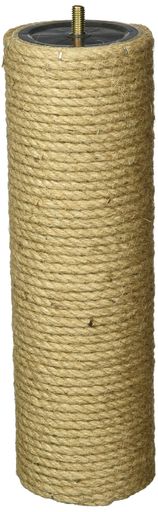 スクラッチ 本体サイズ(幅X奥行X高さ):9x9x29.7cm 原産国:中華人民共和国 【原材料】縄:ジュート、管:紙、キャップ:ポリプロピレン 本体重量:580g キャティーマンモダンルームスクラッチシリーズ用の替え柱です。