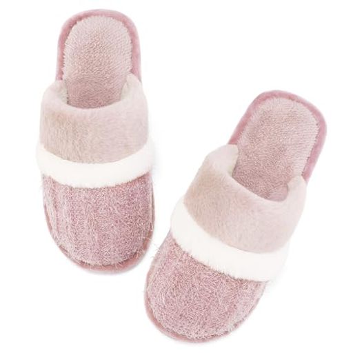 【ふわふわ温かルームシューズ】高品質で通気性に優れたフェザーヤーンを使用したスリッパ。洗練されたデザインと極上の肌触りで、足元を温かく包み込み、優雅にくつろぎの時間をお届けします。高品質のふわふわな裏地が足をしっかり温め、寒さから守りながら...