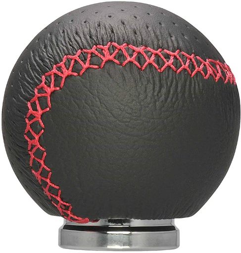 自動車 握りやすい球型の本革ノブ。革は自動車メーカー同等品を使用し、鮮やかなレッドステッチは手縫いにより日本国内で生産。 本体は亜鉛ダイキャスト製でシフトフィールを向上させる重量設計。 基準重量240g。シフトフィールを重さがアシスト! シ...